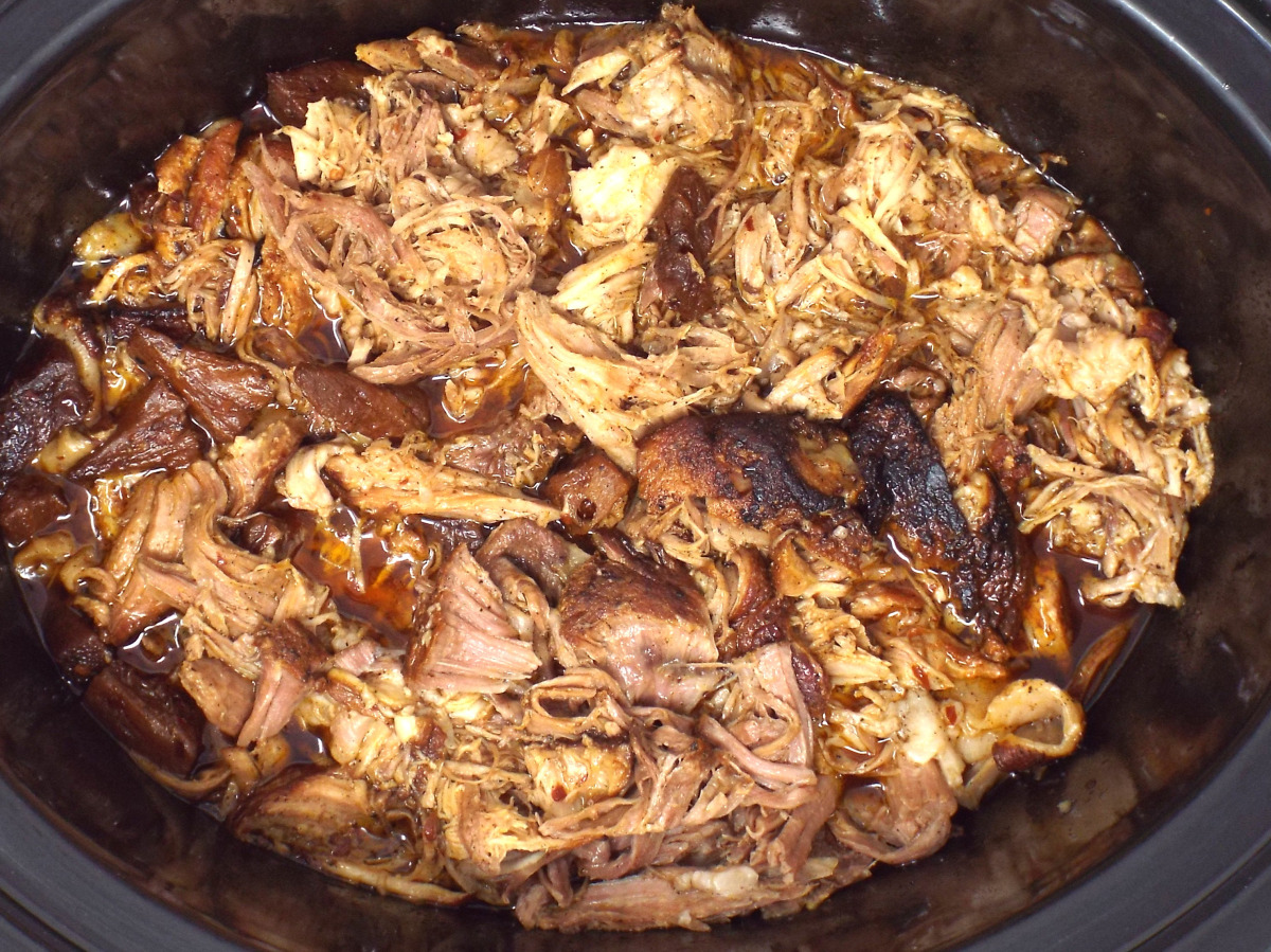 Slow Cooker Spicy Pineapple Pulled Pork from "YepRecipes.com" and its ...